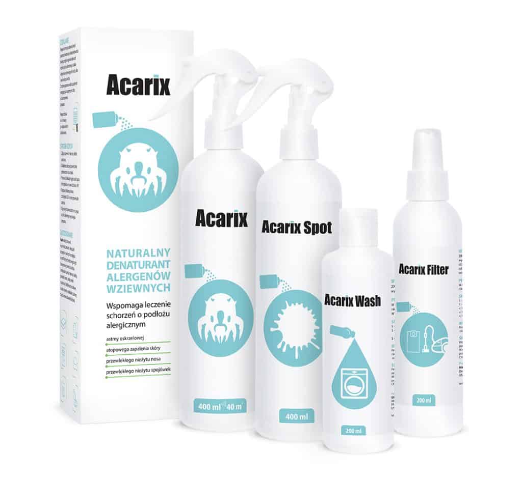 Spray na roztocza Acarix 2 X 400 ml + Wash 200 gratis!!! - Acarix